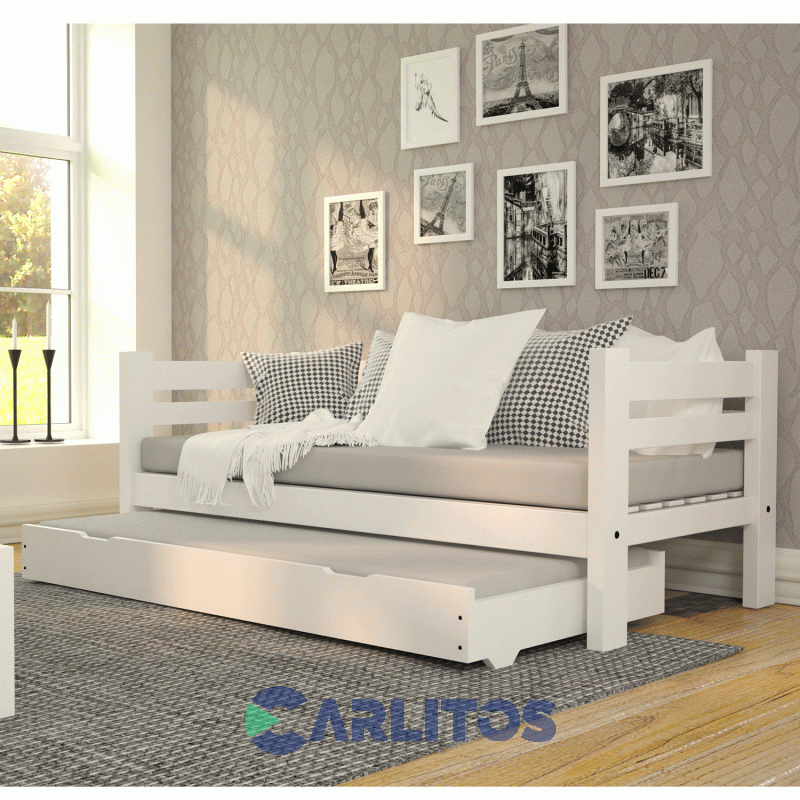 Diván Cama Pacífico Inmacol Blanco